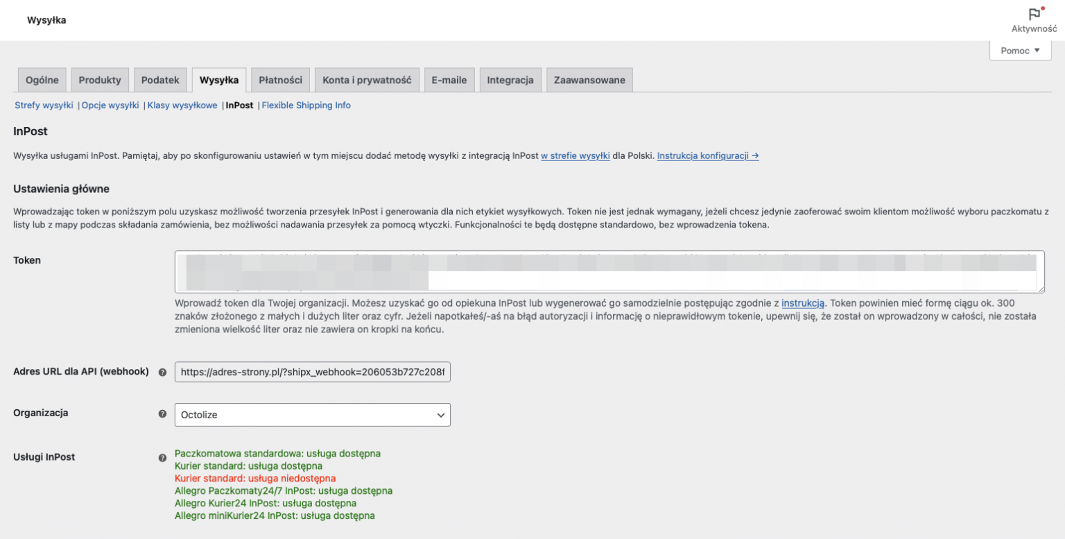 InPost WooCommerce - Paczkomaty, Listy, Kurier - Integracja