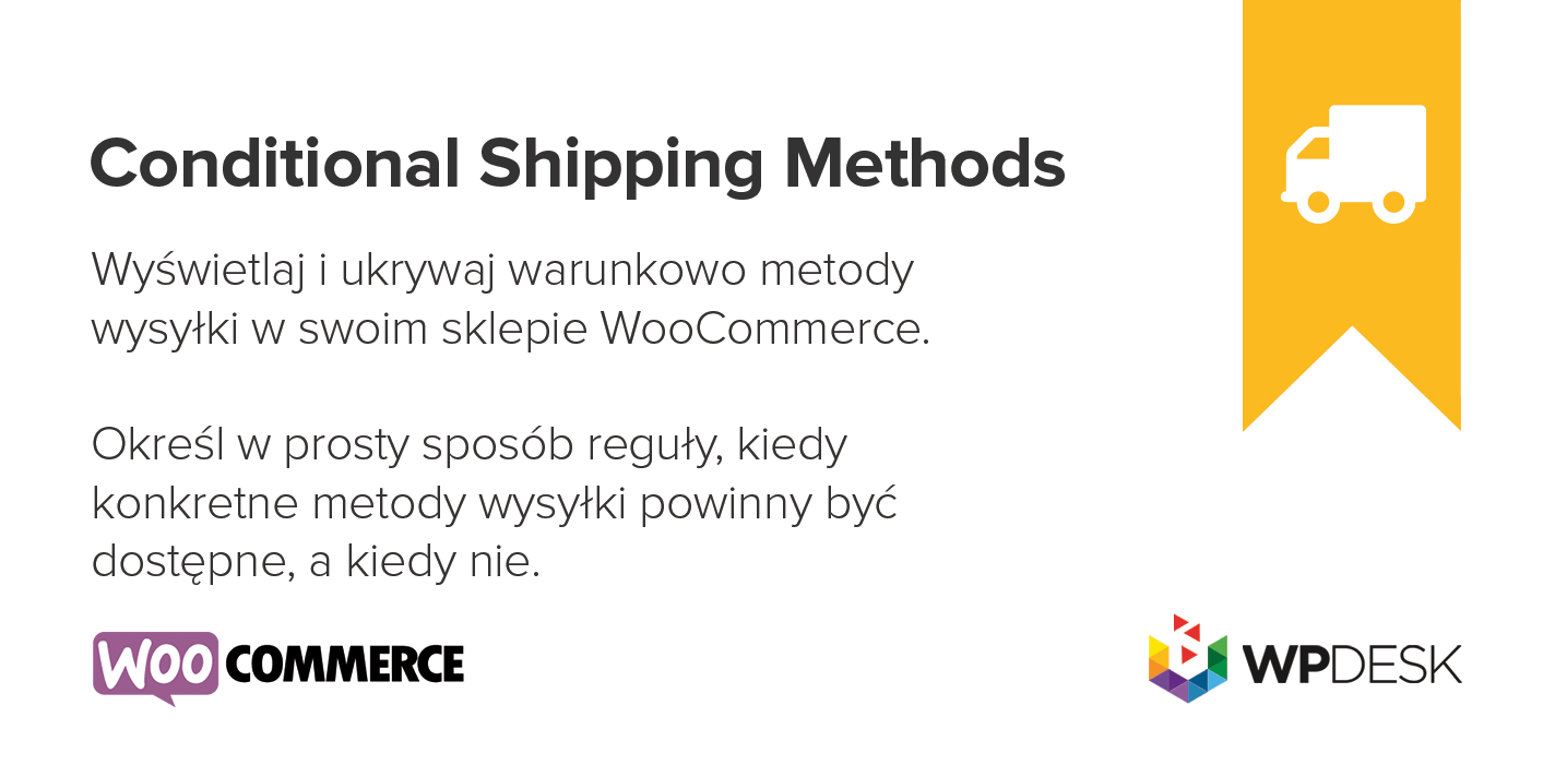 Conditional Shipping Methods - WP Desk